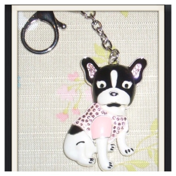 Accessories | Boston Terrier Key Chain Purse Charm | Poshmark